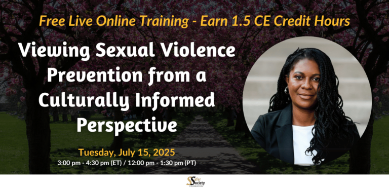 Viewing Sexual Violence Prevention from a Culturally Informed ...